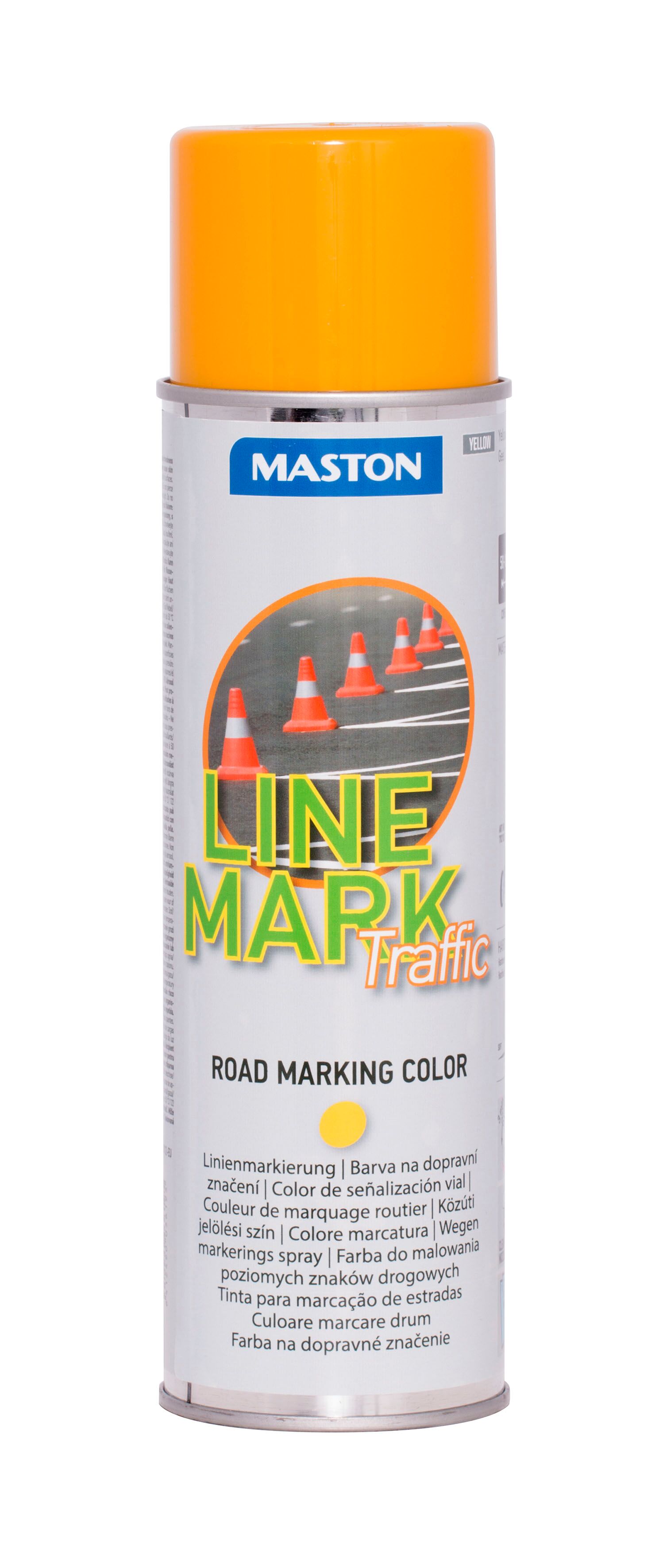 MASTON SPRAY Linemark Traffic Yellow 585ml